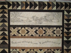 Over the River and Through the Woods quilt – Cowtown Quilts